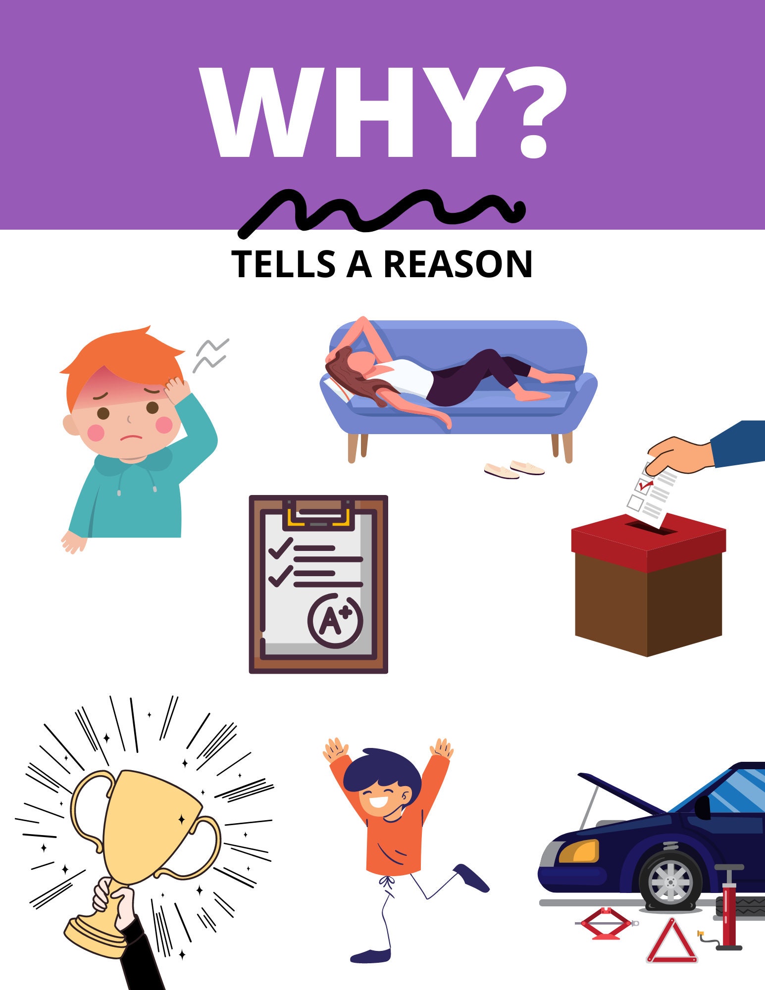 WH Question Visual Aids | Who? What? When? Where? Why? How? | Speech ...