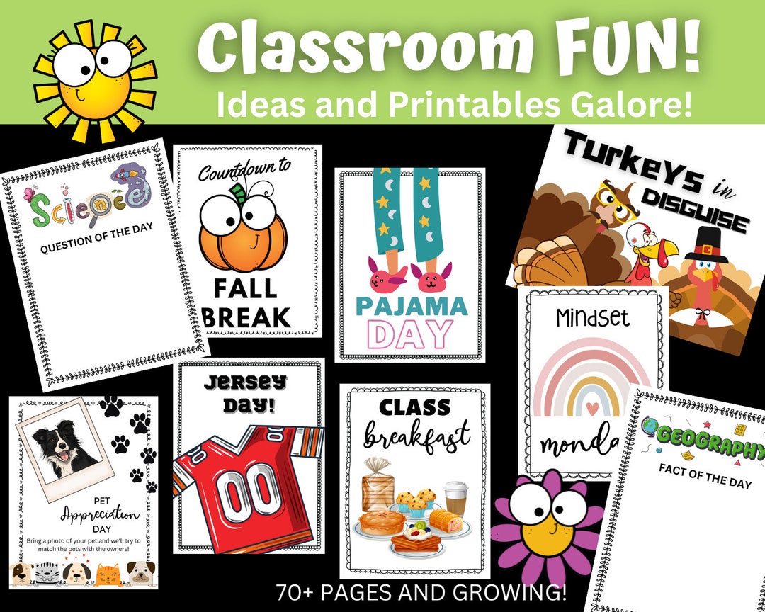 Classroom FUN | Ideas and Activities for the Whole Year | Humor in the ...