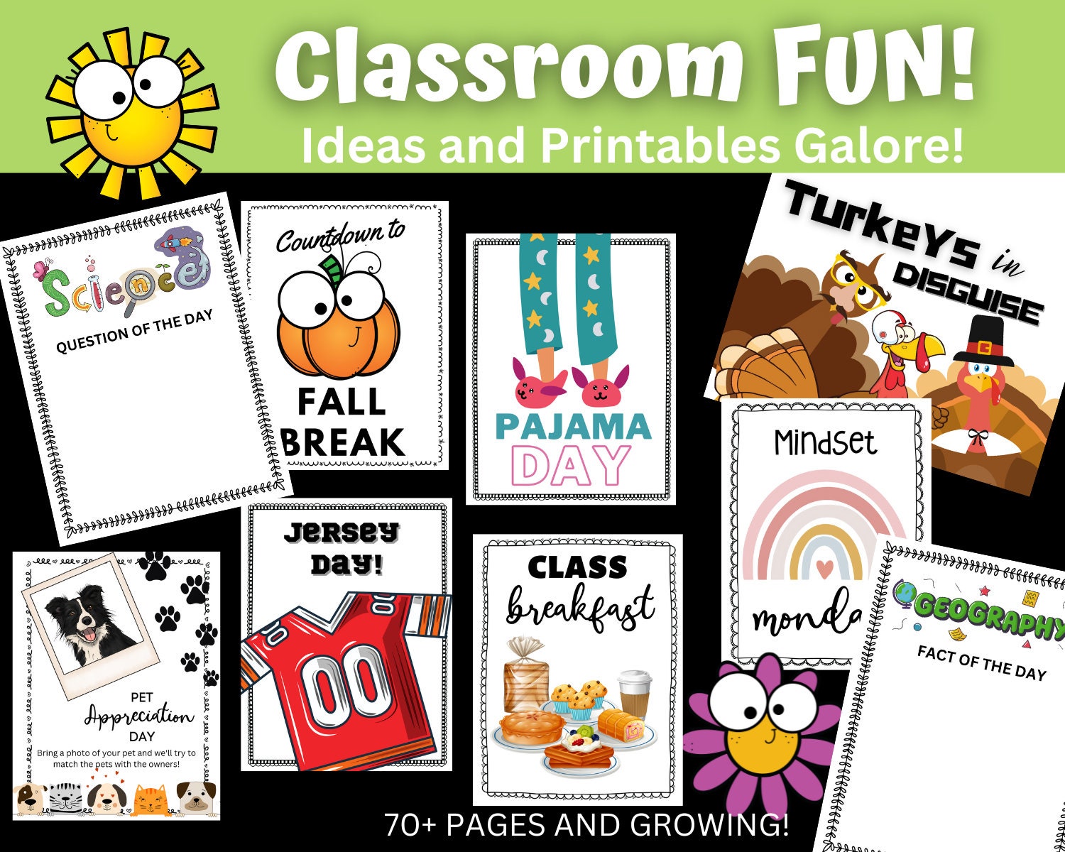Classroom FUN Ideas and Activities for the Whole Year Humor in the ...