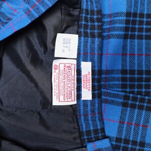 Vintage 80's Pendleton Blue Tartan Plaid Wool Pencil Skirt - Etsy