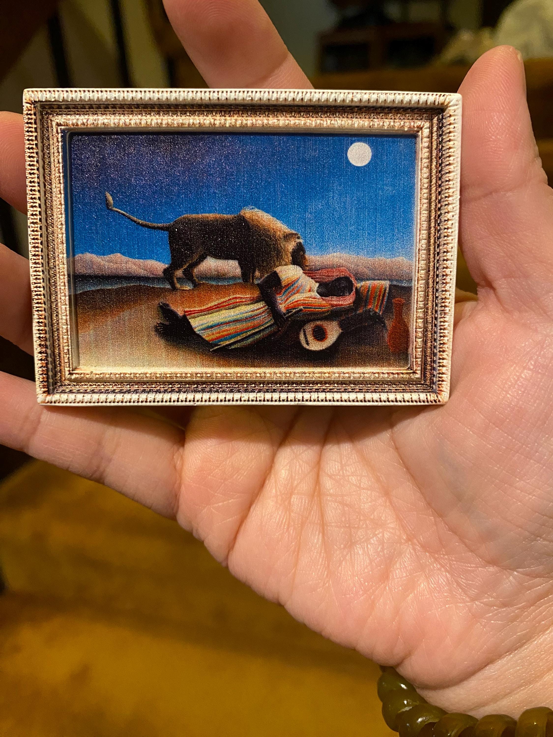 Kitchen Refrigerator Magnets Print With World Famous Paining - Etsy