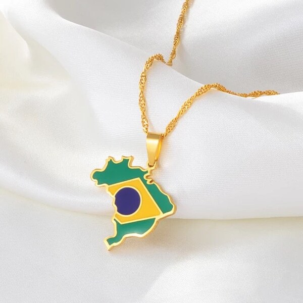 Brazil Necklace - Etsy