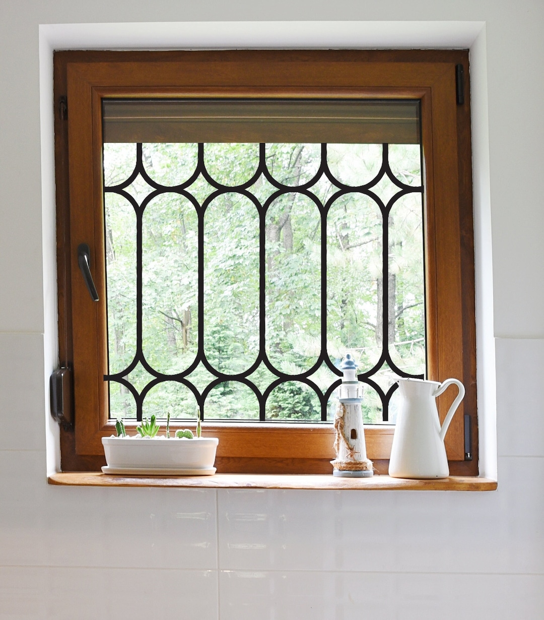 Pvc-free Leaded Clear Glass Decorative Window Film Diamond Pattern - Etsy