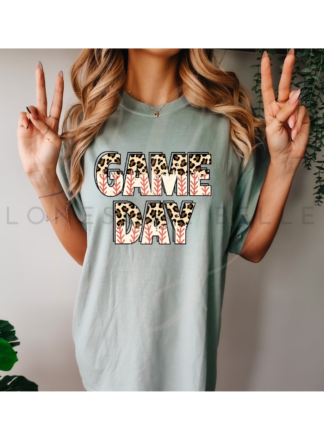 Game Day Leopard Baseball Shirt | Leopard Baseball Letters | Comfort ...
