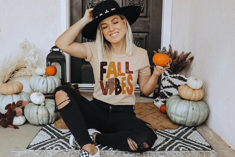 Fall Vibes Thanksgiving Leopard Lightning Bolt Fall - Etsy