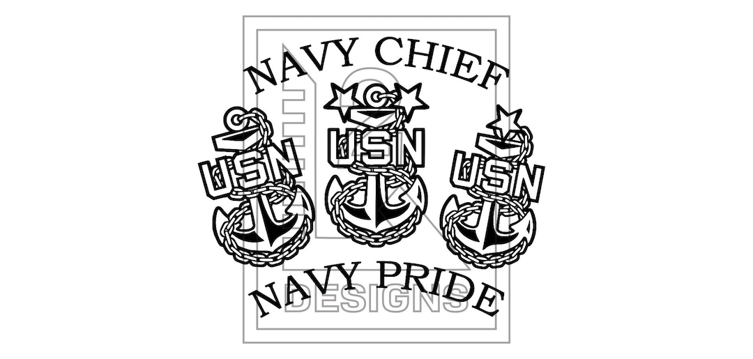 Navy Chief Navy Pride SVG Digital File - Etsy
