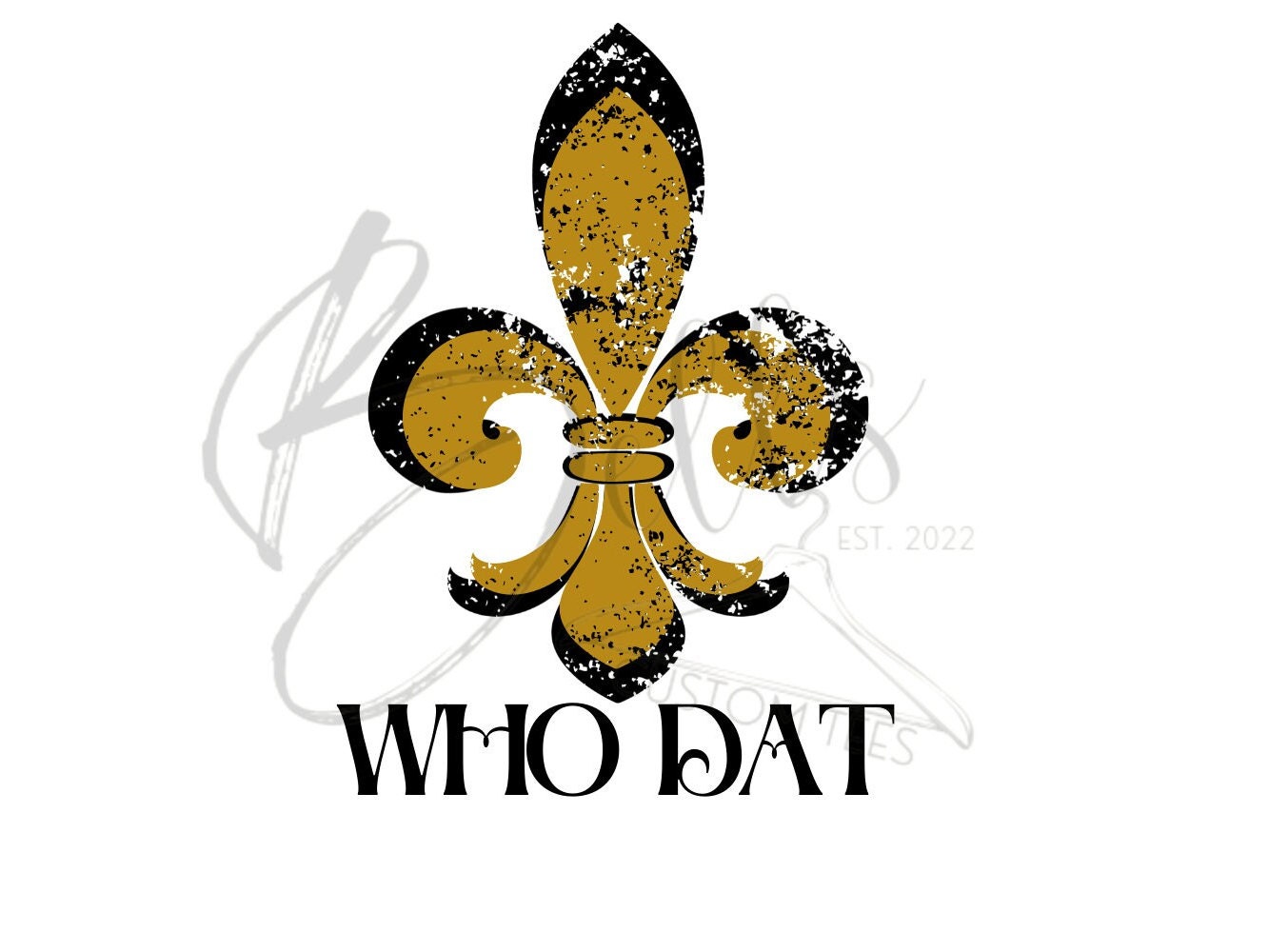 WHO DAT. Digital Download. PNG File - Etsy