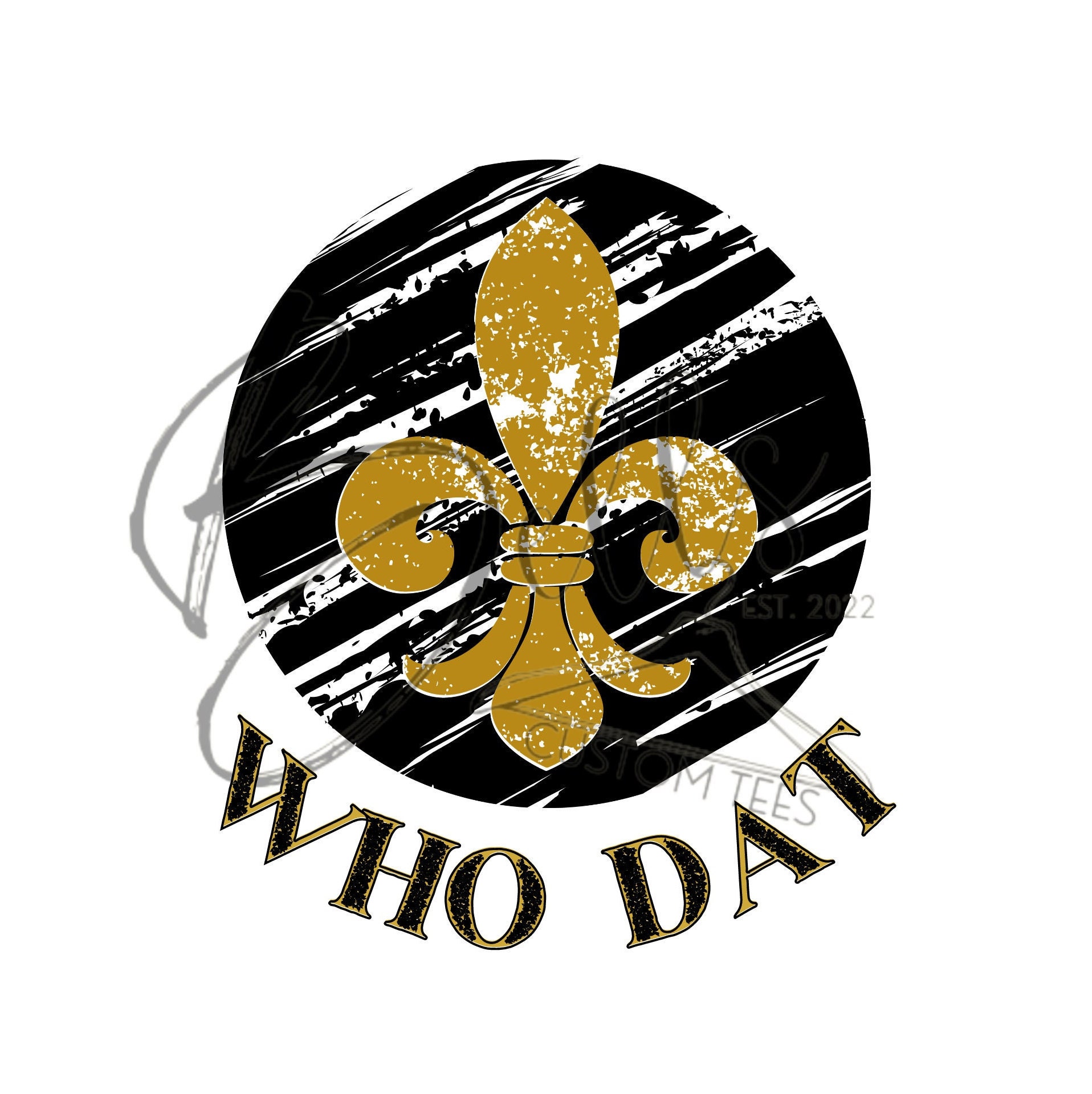 WHO DAT. Digital Download. PNG File - Etsy