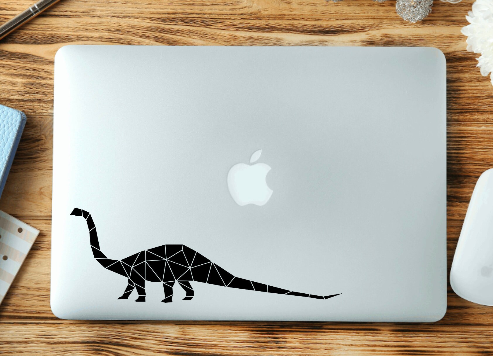 Geometric Brachiosaurus Decal Dinosaur Sticker Car - Etsy