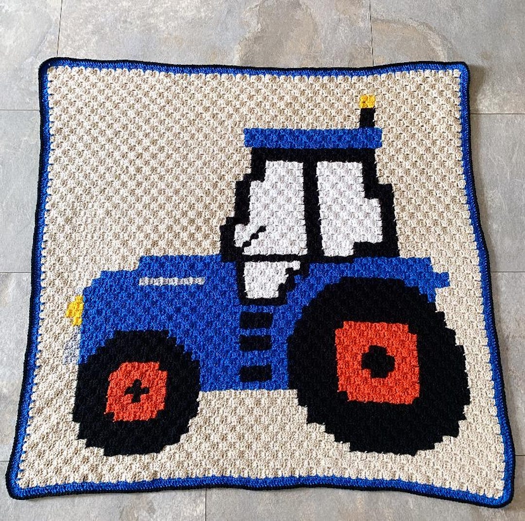 Tractor Blanket Pattern - C2c Graphgan Pattern- Pdf Download ...