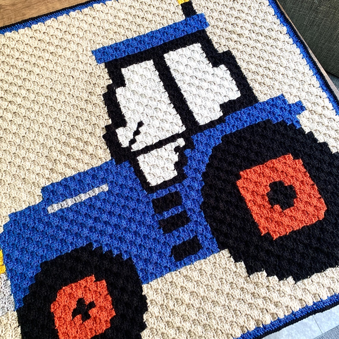Tractor Blanket Pattern - C2c Graphgan Pattern- Pdf Download ...