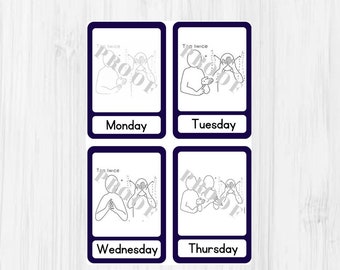 Makaton Flashcards - Etsy Canada