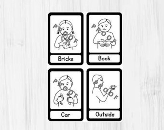 10 Printable Makaton Emotions Communicationsupport Sign Flash Cards ...