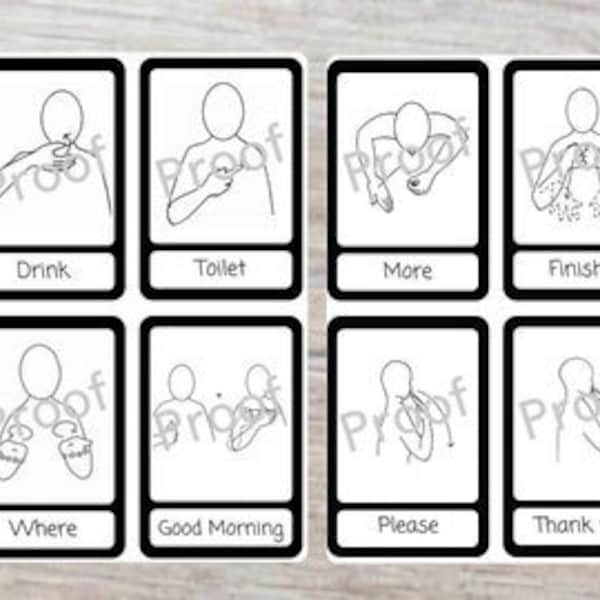 Sign Language Card - Etsy