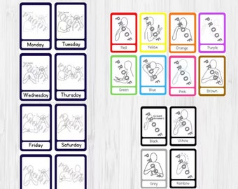 10 Printable Makaton Emotions Communicationsupport Sign Flash Cards ...