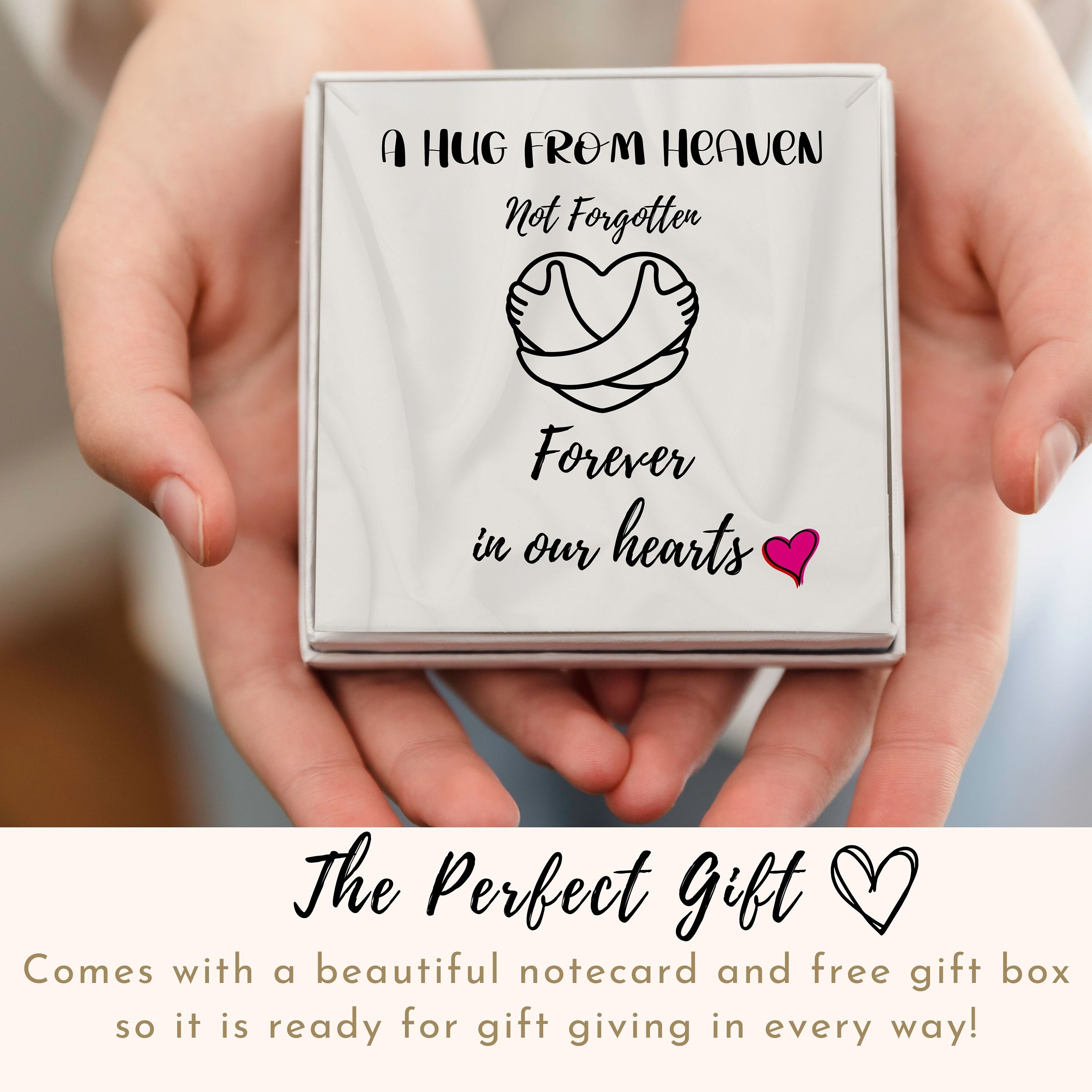 Personalized Memorial Necklace Unique Memorial Jewelry Bereavement Gift ...