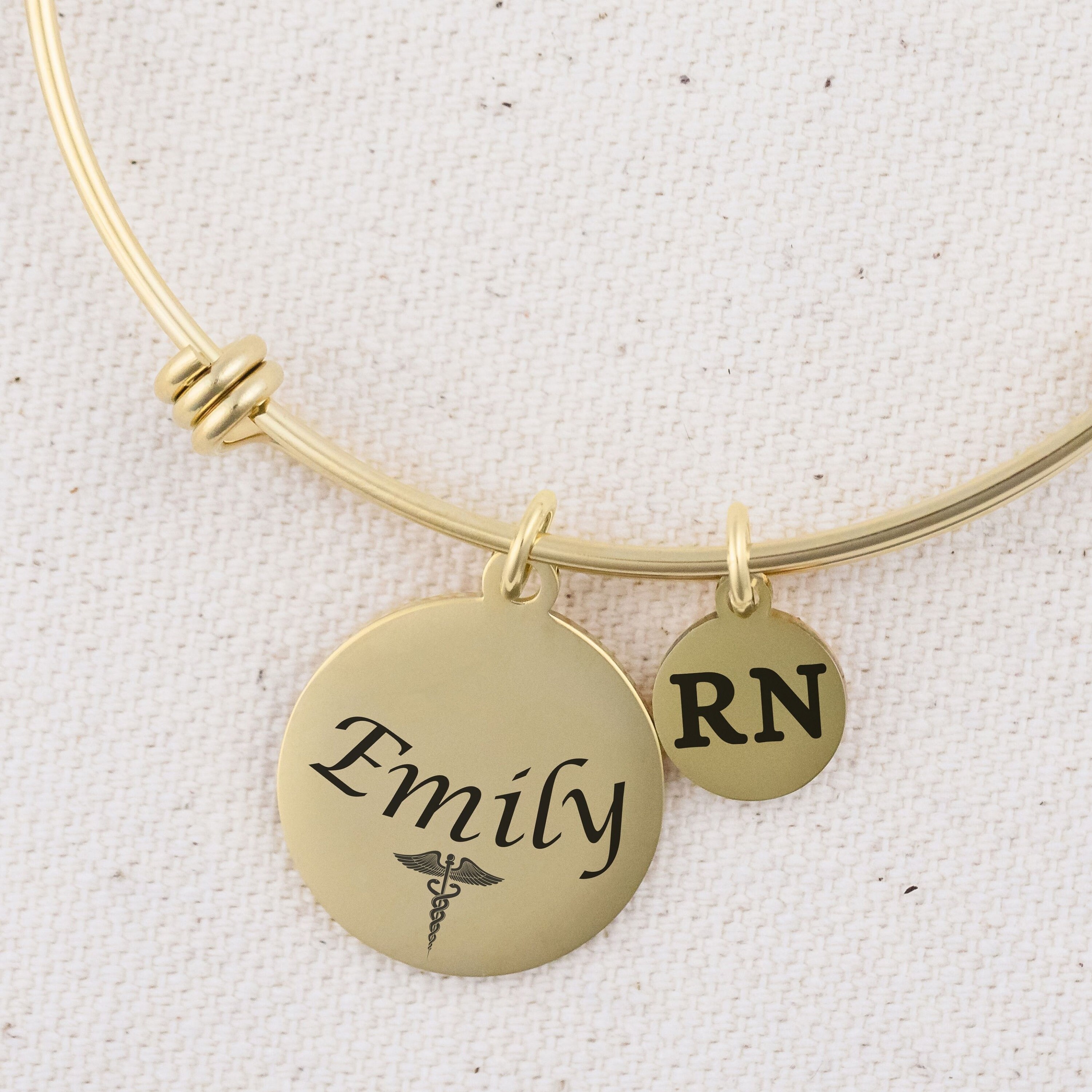 Nurse Gift Registered Nurse Bracelet RN Nurse Gift Personalized Nurse ...
