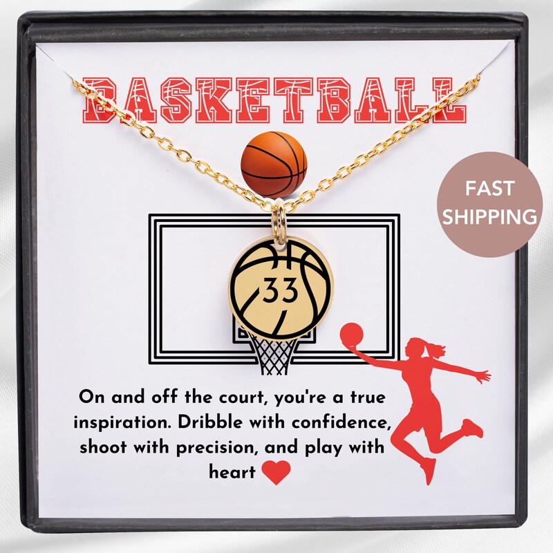 Basketball Necklace - Etsy