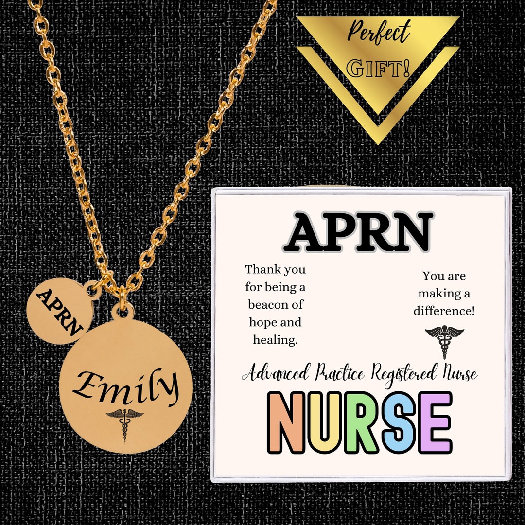 Advanced Practice Registered Nurse Necklace APRN Nurse Gift ...