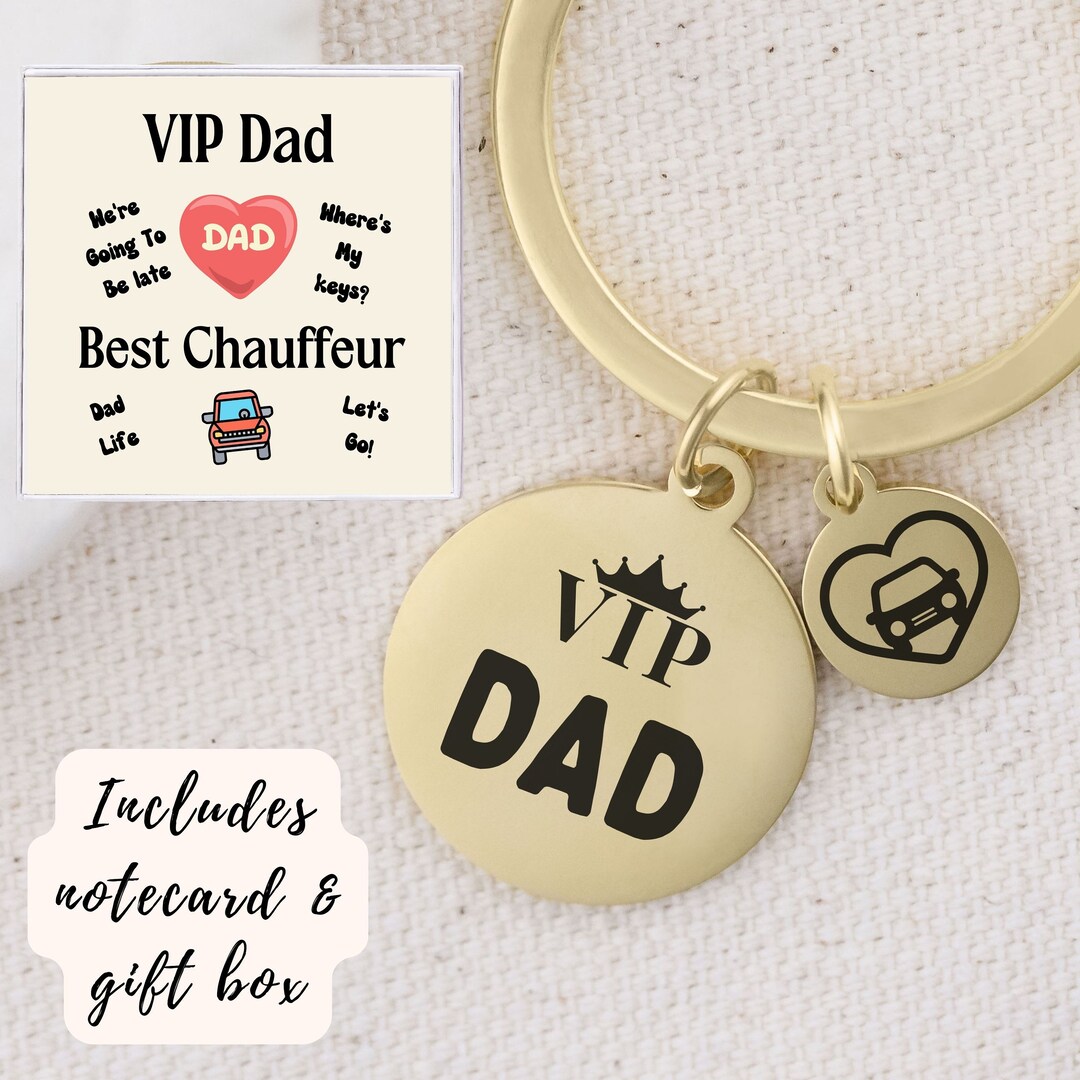 Dad Key Chain Gift, Fathers Day Gift, Keychain for Dad, Dad's Birthday ...