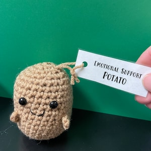 Crochet Positive Potato: Emotional Support Gift - Etsy