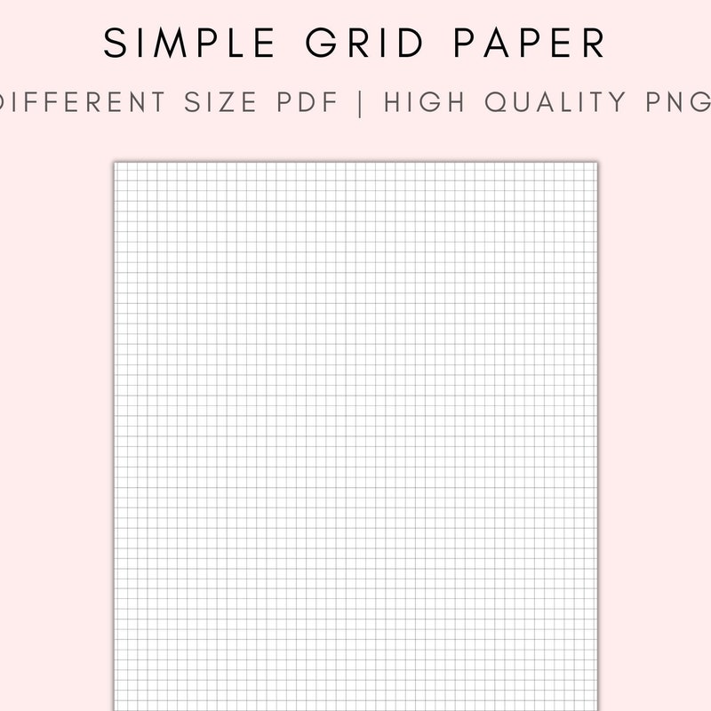 Graph Paper Grid - Etsy
