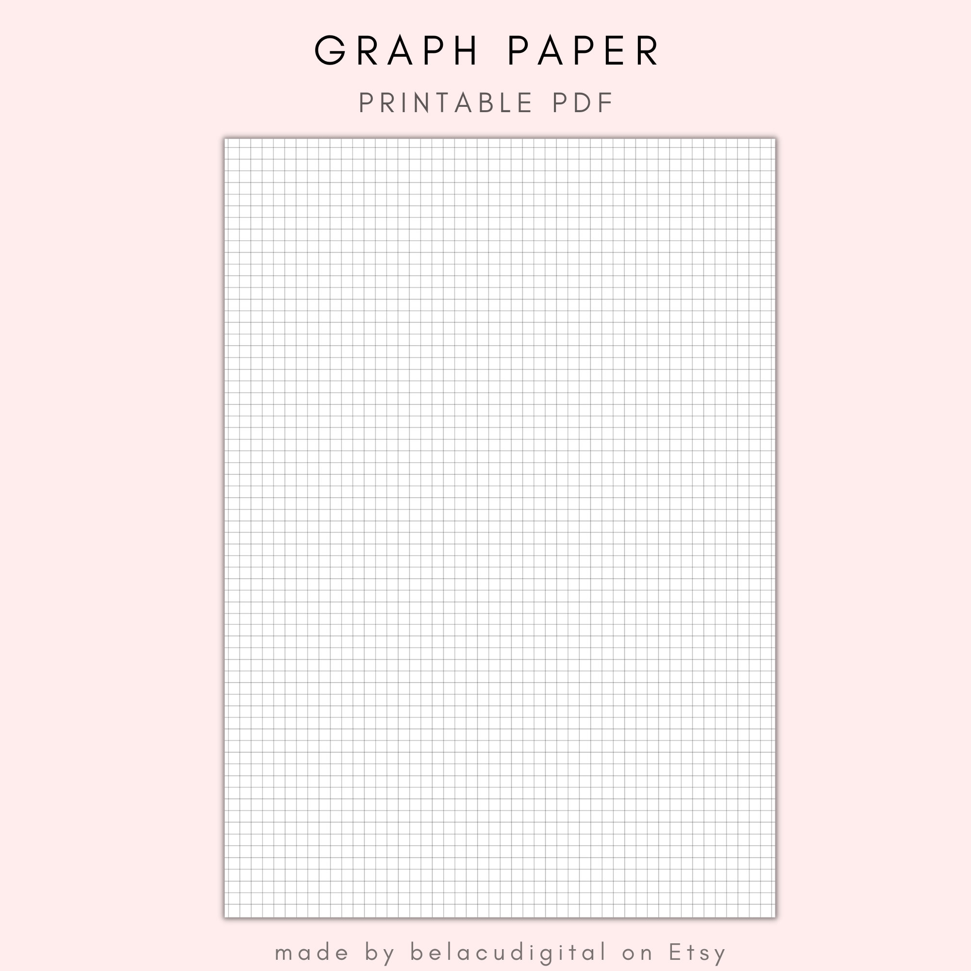 Digital Graph Paper Letter Paper Grid Paper Creffective Paper - Etsy ...