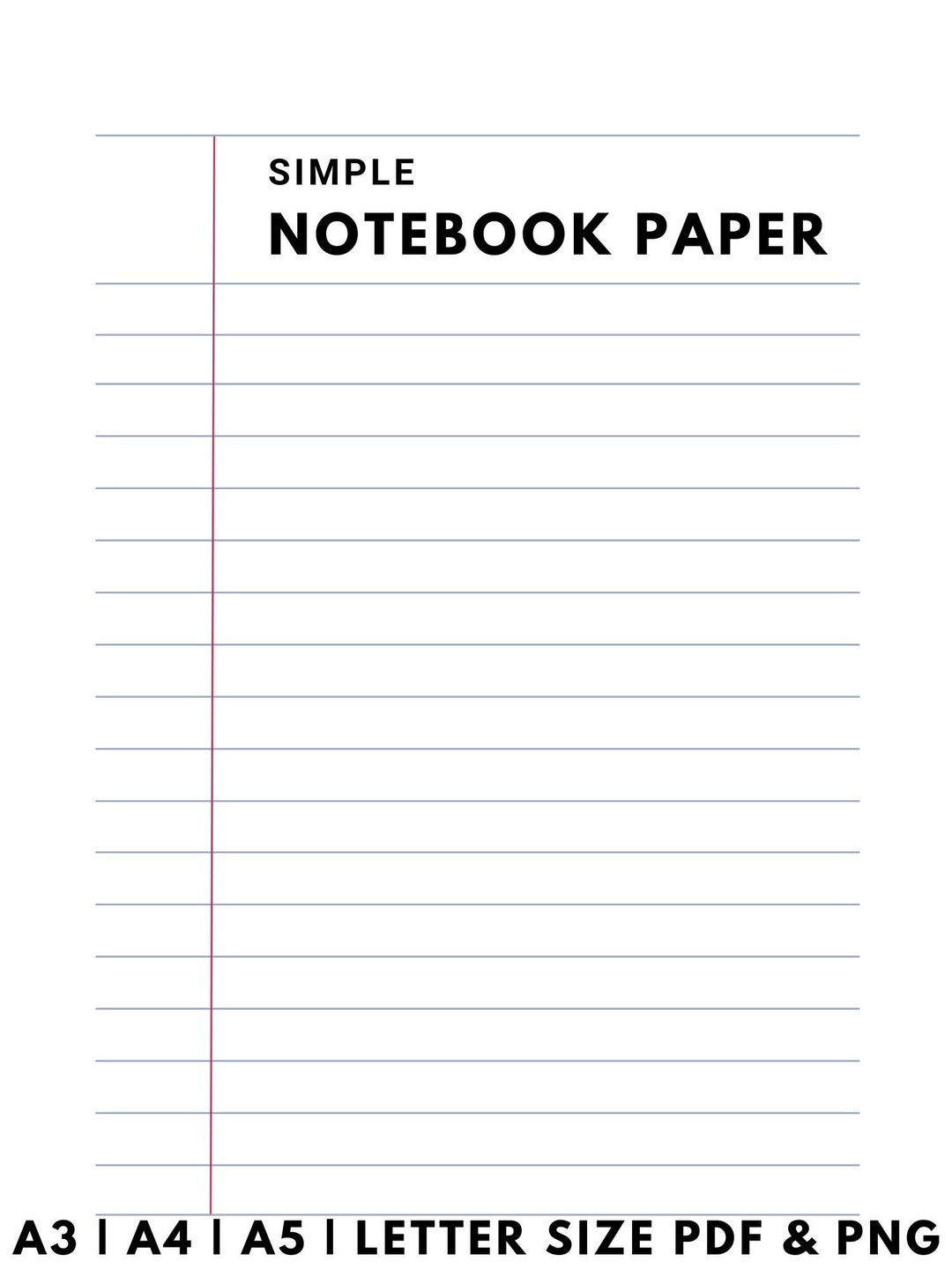 Notebook Paper Png Lined Writing Paper Goodnotes Digital Notebook Paper ...