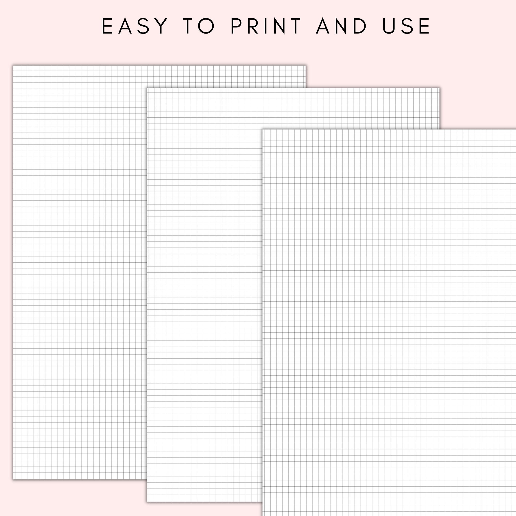 Digital Graph Paper Letter Paper Grid Paper Creffective Paper - Etsy ...