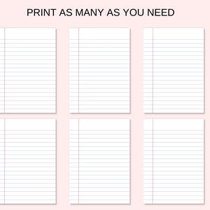 Notebook Paper Png, Lined Writing Paper, Goodnotes, Digital Notebook ...