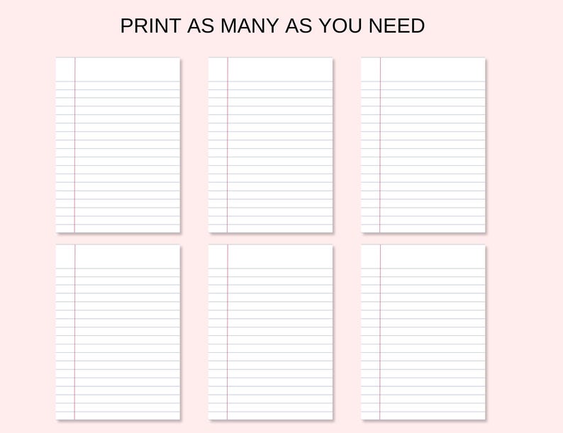 Notebook Paper Png, Lined Writing Paper, Goodnotes, Digital Notebook ...