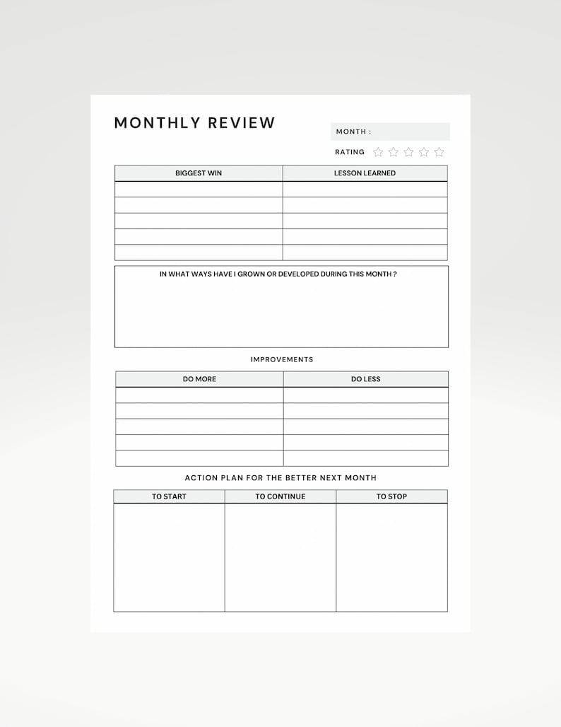 12 Week Year Planner-simple | Productivity Planner | Proactive Planner ...