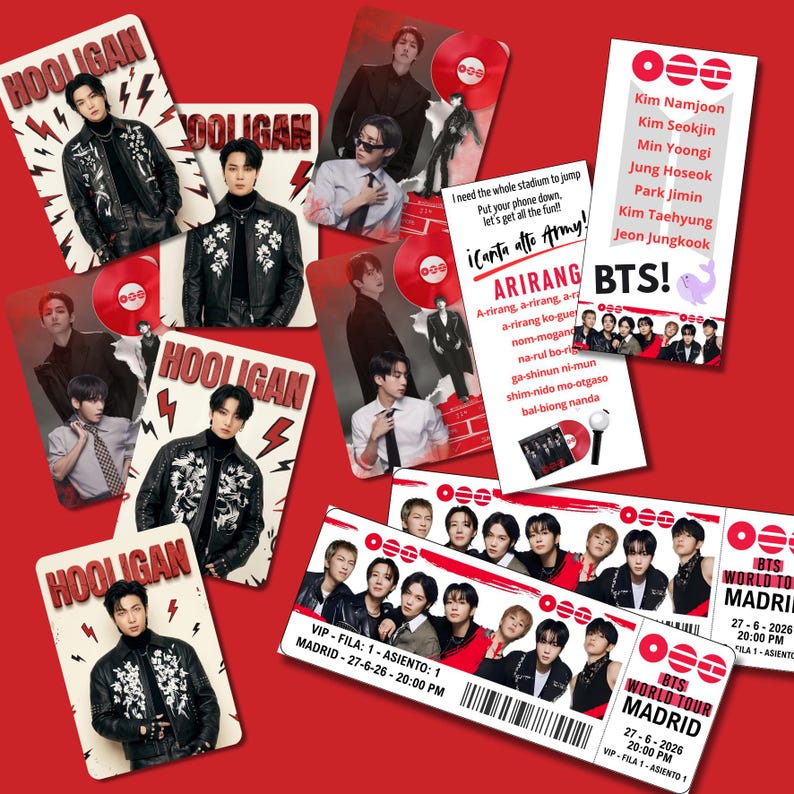 BTS ARIRANG TOUR Freebies - Etsy Canada
