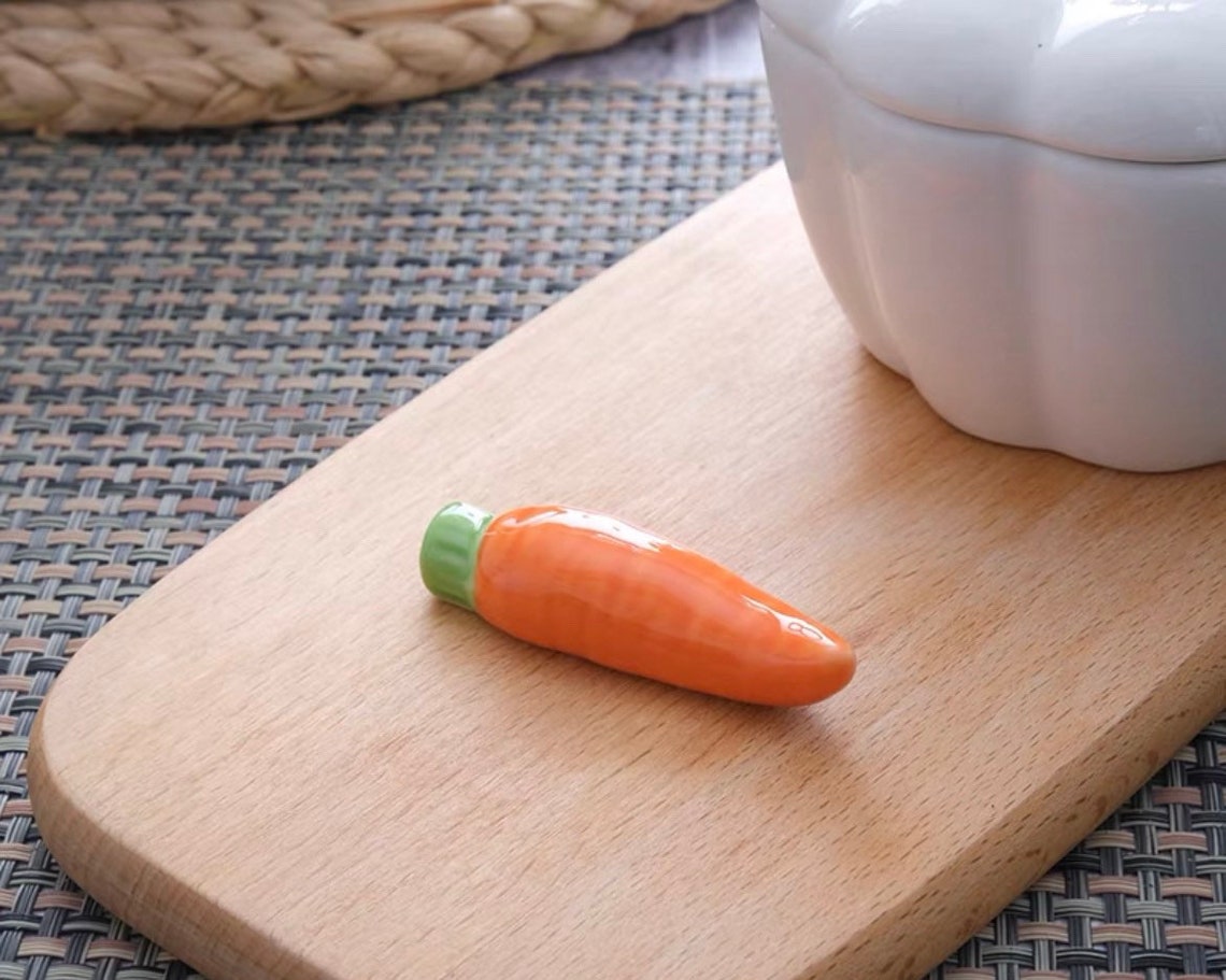 Cute Vegetable Shape Chopstick Rests. Ceramic Chopstick - Etsy Canada