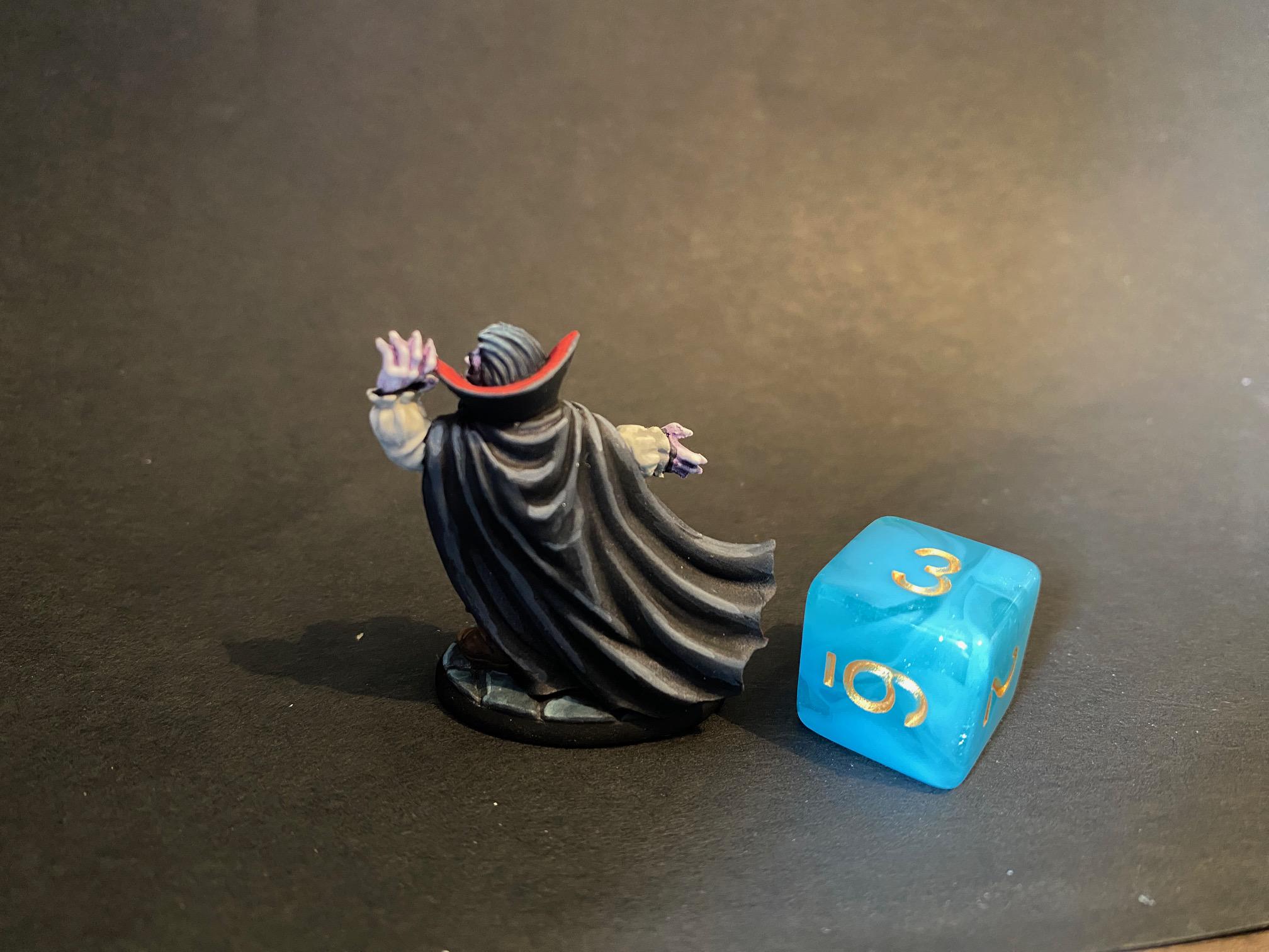 Male Vampire Count / Dracula / Strahd - Handpainted D&D Miniature ...