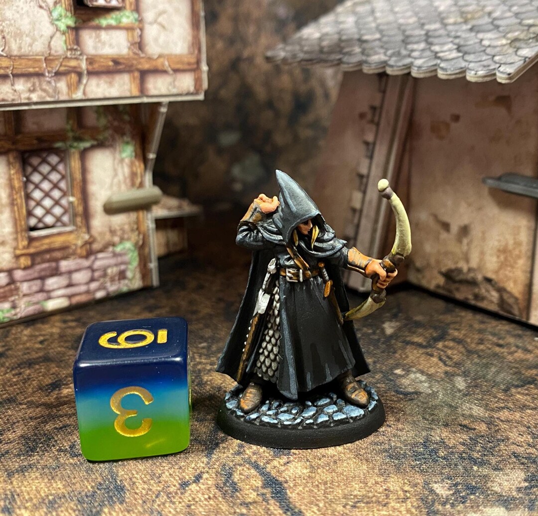 Male Elven Ranger / Hunter / Assassin Handpainted D&D Miniature ...