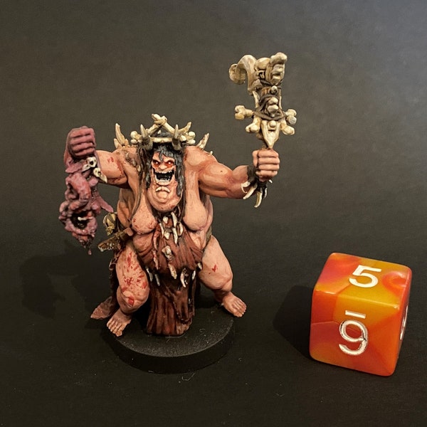 Female Orc Cleric Miniature - Etsy