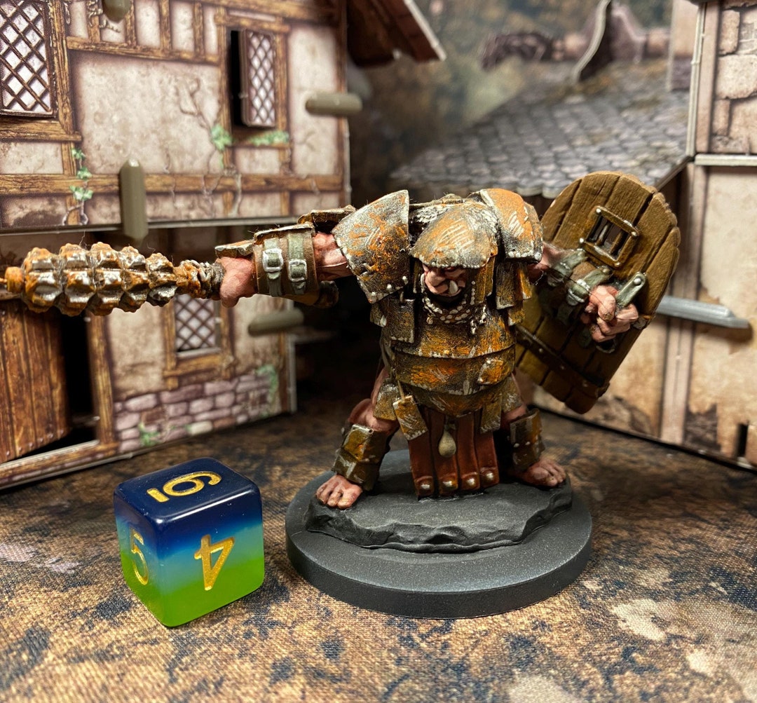 Male Ogre Chief / Armored Ogre / Fighter Handpainted D&D Miniature ...