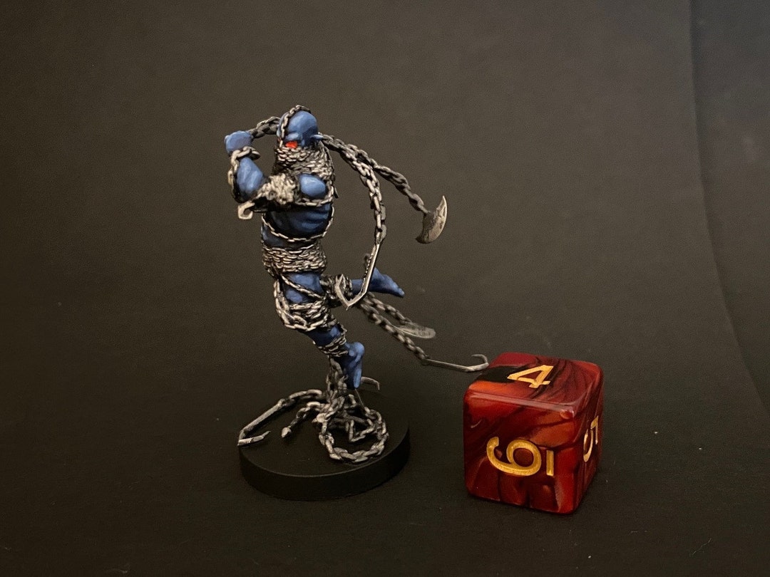Kyton / Chain Devil / Velstrac Handpainted D&D Miniature Pathfinder ...