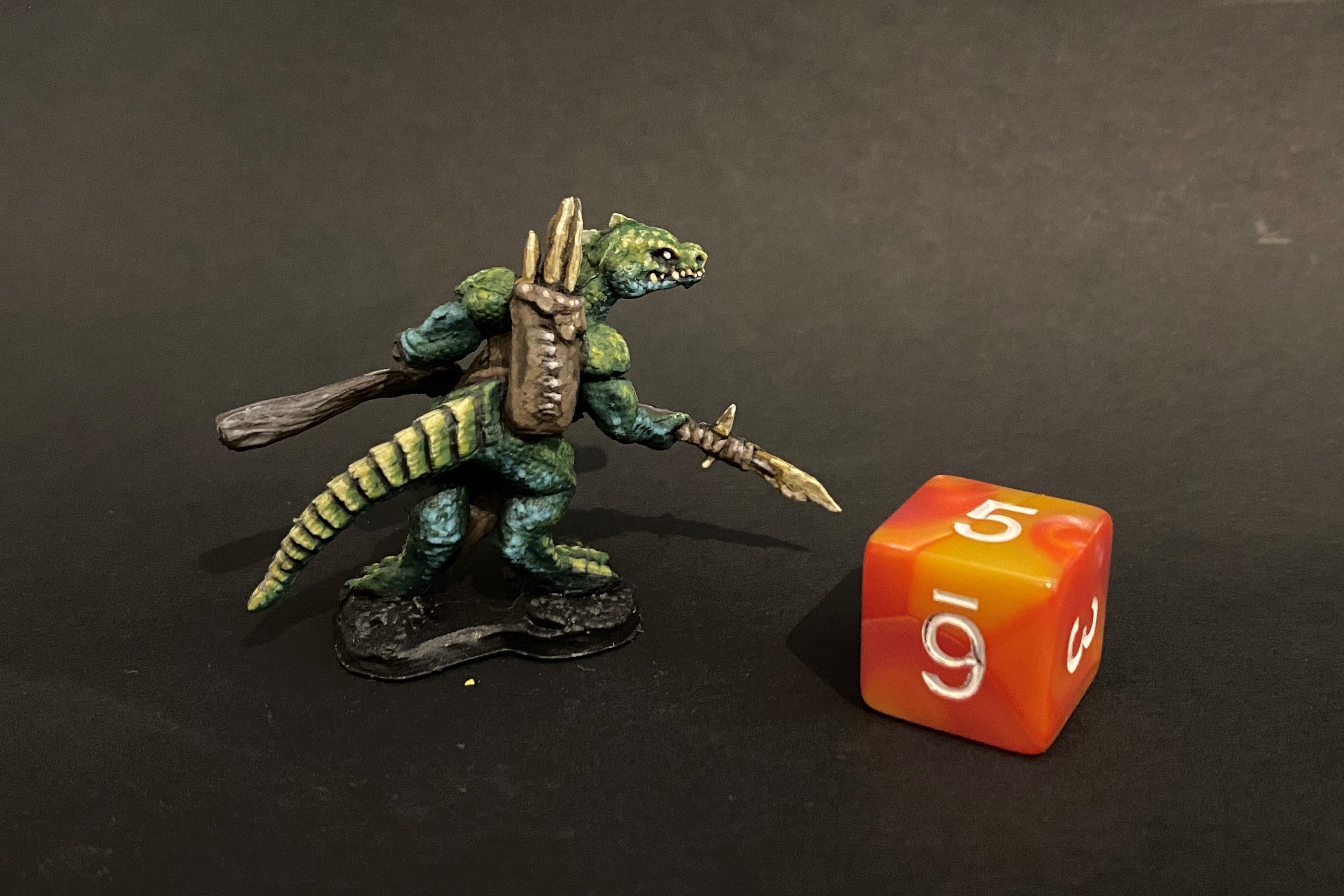 Lizardfolk Fighter / Iruxi Barbarian Handpainted D&D Miniature ...