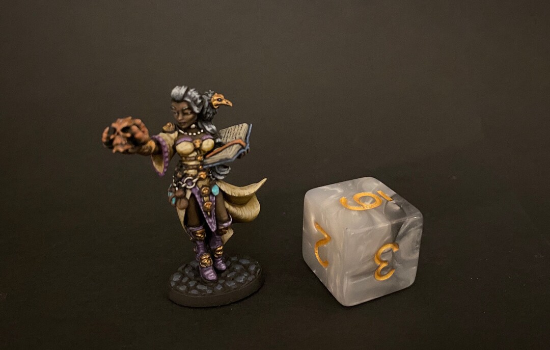 Female Human Necromancer / Wizard / Spiritualist Handpainted D&D ...