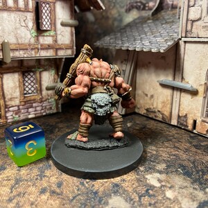 Male Ogre Fighter / Barbarian - Handpainted D&D Miniature - Pathfinder ...