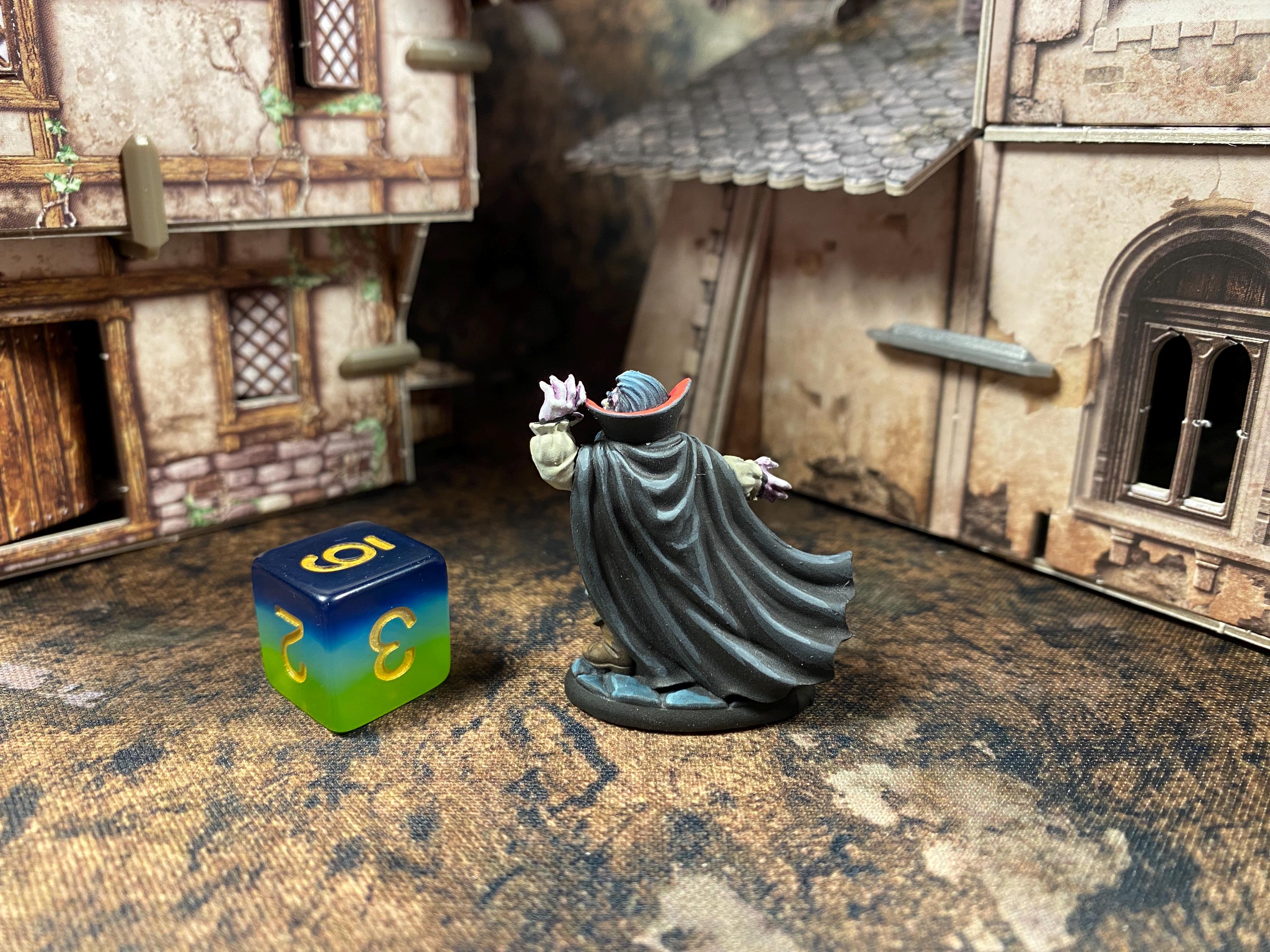 Male Vampire Count / Dracula / Strahd - Handpainted D&D Miniature ...