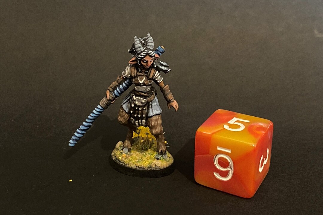 Female Faun Monk / Fighter Handpainted D&D Miniature Pathfinder ...