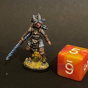 Female Faun Monk / Fighter Handpainted D&D Miniature Pathfinder ...