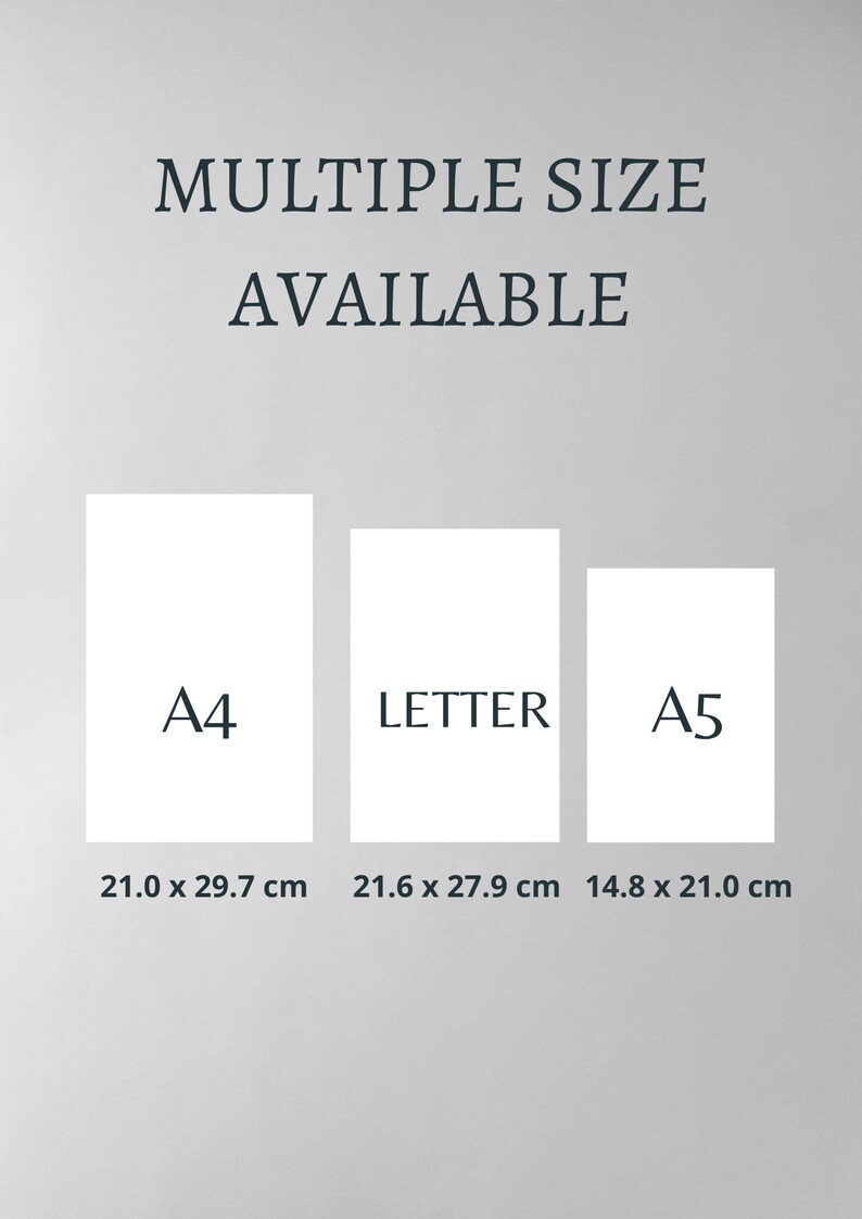 Blank Checklist Planner Printable, Minimalist Style Checklist Printable ...