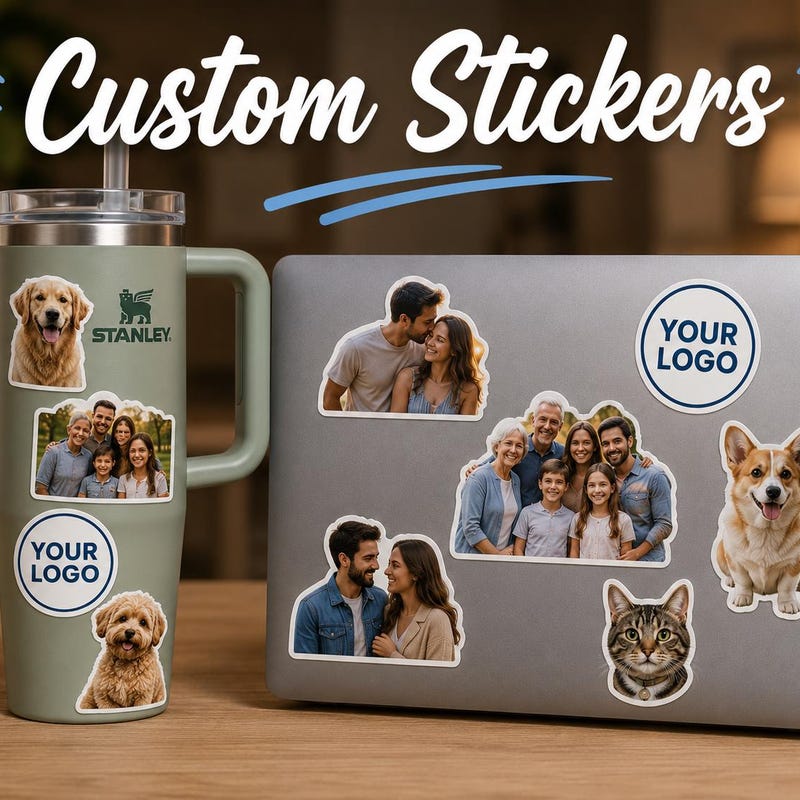 Custom Cartoon Stickers - Etsy