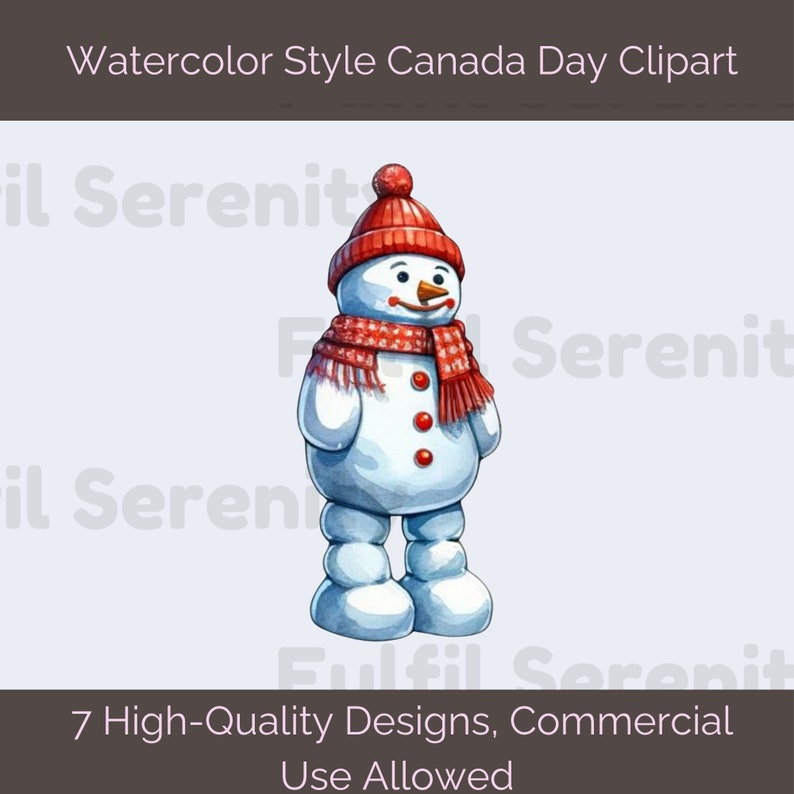 Canada Day Clipart Bundle Watercolor Canadian Art Pngs Cute Maple Syrup ...
