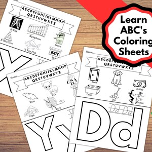 Printable Coloring Pages for Learning ABC'S, Alphabet Coloring and ...