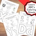 Printable Coloring Pages for Learning ABC'S, Alphabet Coloring and ...